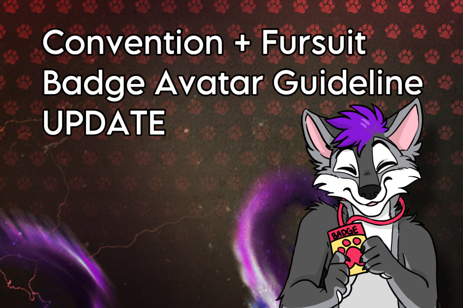 Convention and Fursuit Badge Avatar Guideline Update - Awoostria